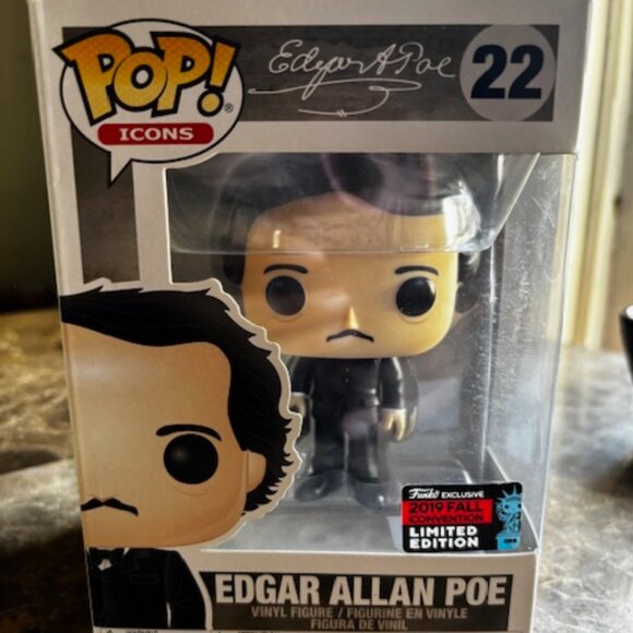 Funko | Toys | Funko Pop Icons Edgar Allan Poe 22 Fall Convention ...